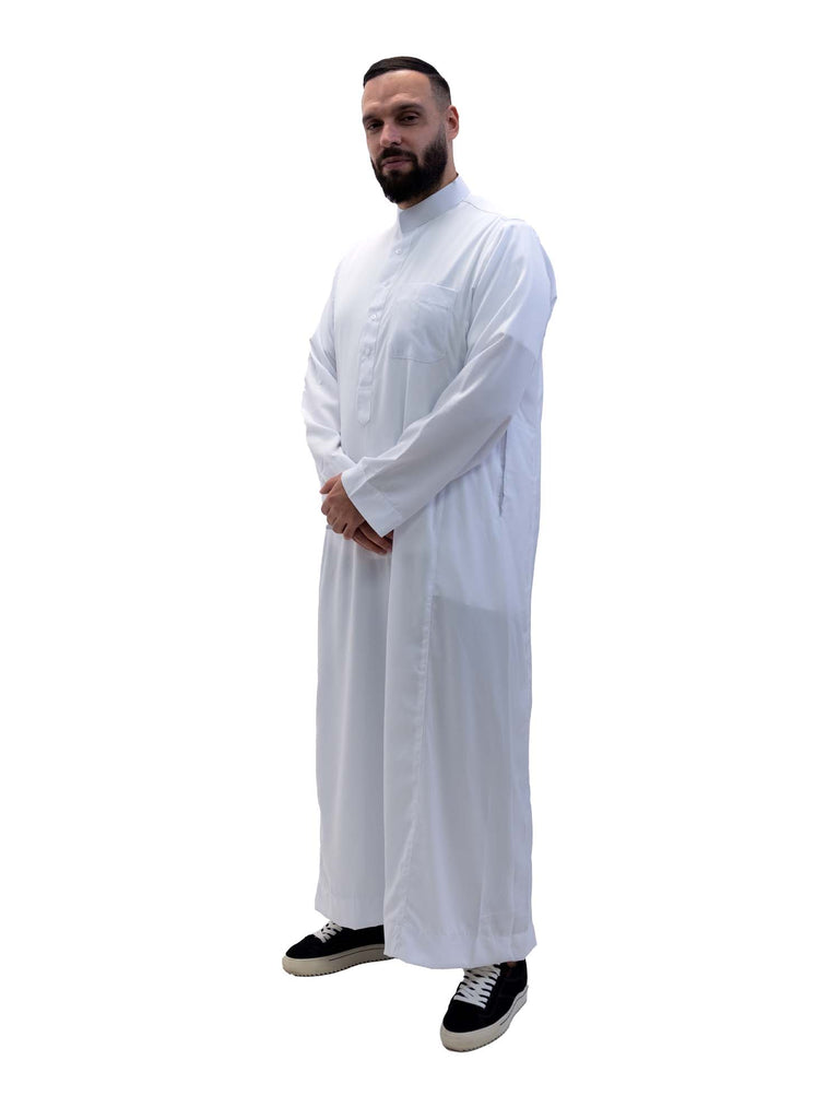 Islamic Impressions Mens Thobe With Collar - Full Sleeve