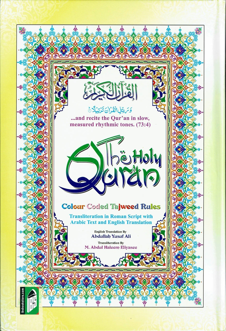 The Holy Quran - Indo Pak - Colour Coded Tajweed - English Translitera ...